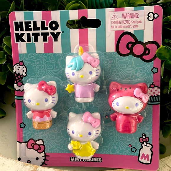 Hello Kitty | Toys | Nwthello Kitty Mini Figurines | Poshmark
